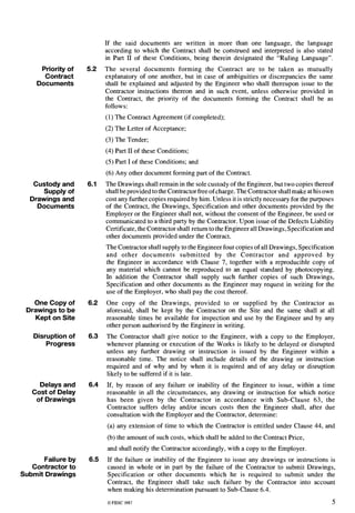 CONDITIONS OF CONTRACT FOR WORKS OF CIVIL ENGINEERING CONSTRUCTION | PDF