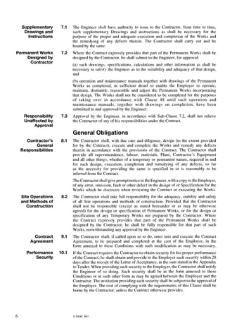 CONDITIONS OF CONTRACT FOR WORKS OF CIVIL ENGINEERING CONSTRUCTION | PDF