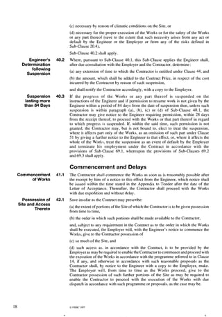 CONDITIONS OF CONTRACT FOR WORKS OF CIVIL ENGINEERING CONSTRUCTION | PDF