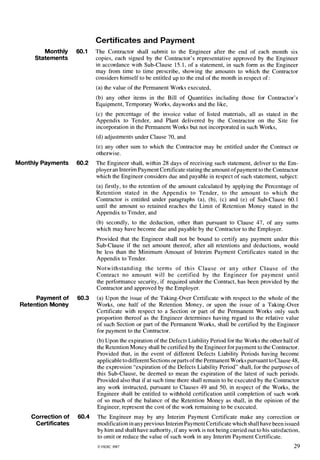 CONDITIONS OF CONTRACT FOR WORKS OF CIVIL ENGINEERING CONSTRUCTION | PDF