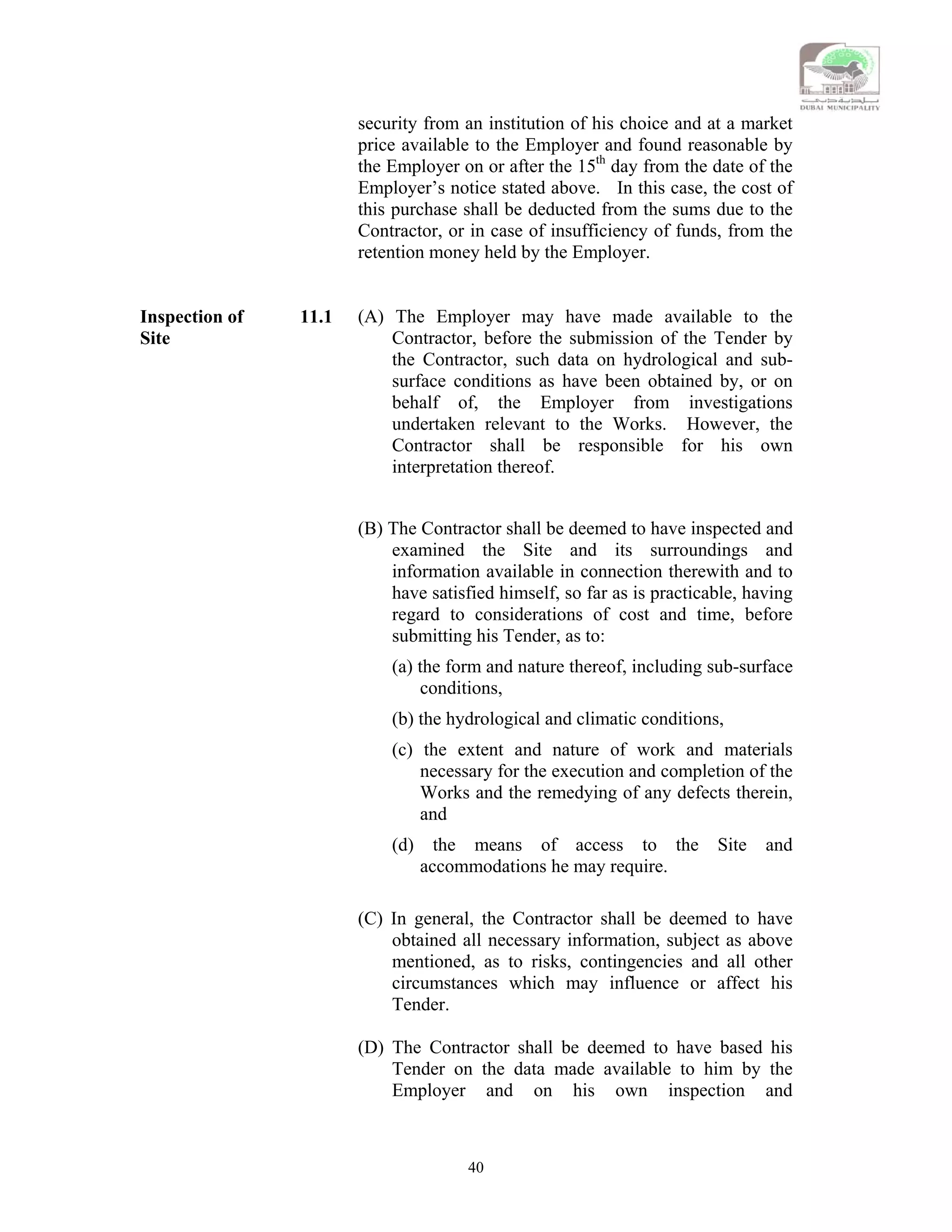 Conditions+of+contract+for+works+of+civil+engineering+construction | PDF