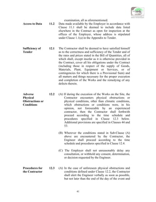 Conditions+of+contract+for+works+of+civil+engineering+construction | PDF