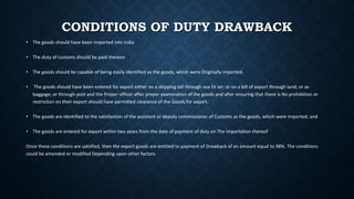 Conditions of duty drawback.pptx