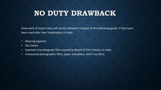Conditions of duty drawback.pptx