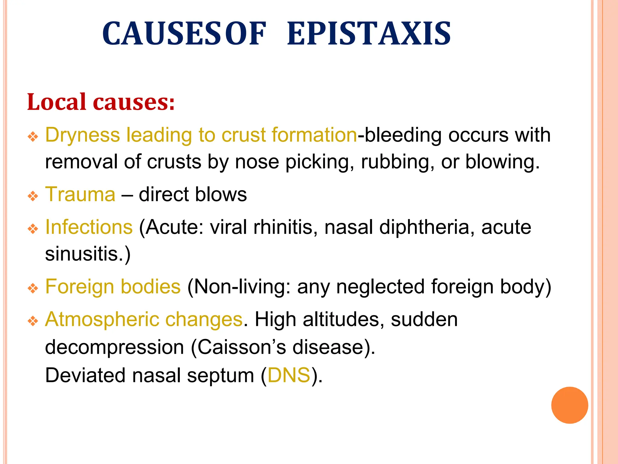 CONDITIONS OF NOSE Bsc Nursing LMMU.pptx | Ear, Nose and Throat Conditions | Diseases and Conditions