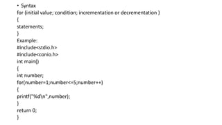Condition Stmt n Looping stmt.pptx | Programming Languages | Computing