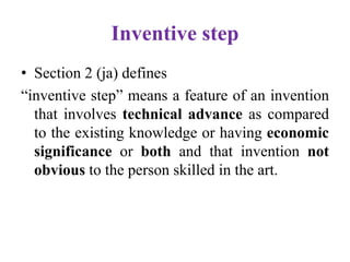 Conditions to be satisfied by an invention to be Patentable | PPTX