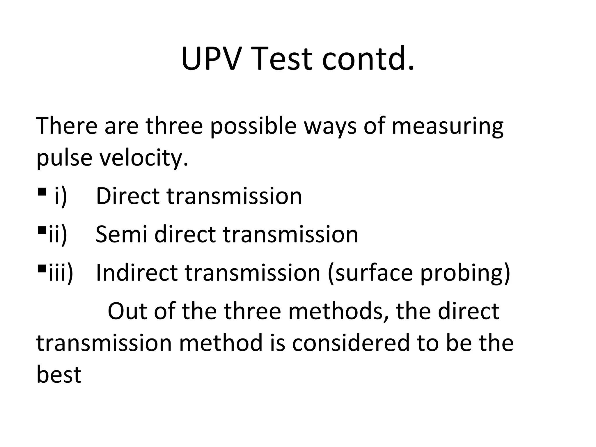 Condition survey and non destructive evalution of concrete | PPT