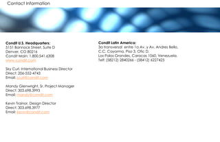 Condit structures 2013 | PDF | Construction Industry | Industries