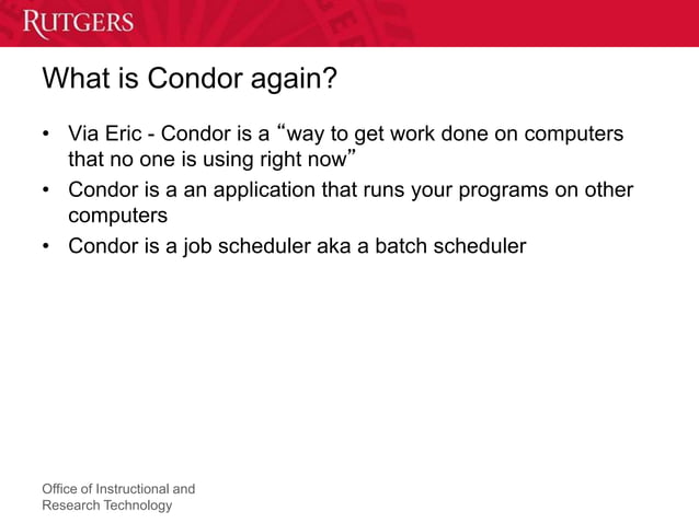 Condor | PPT