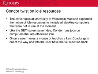Condor | PPTX | Computer Software and Applications | Computing