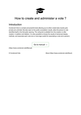 Condorcet method | PDF
