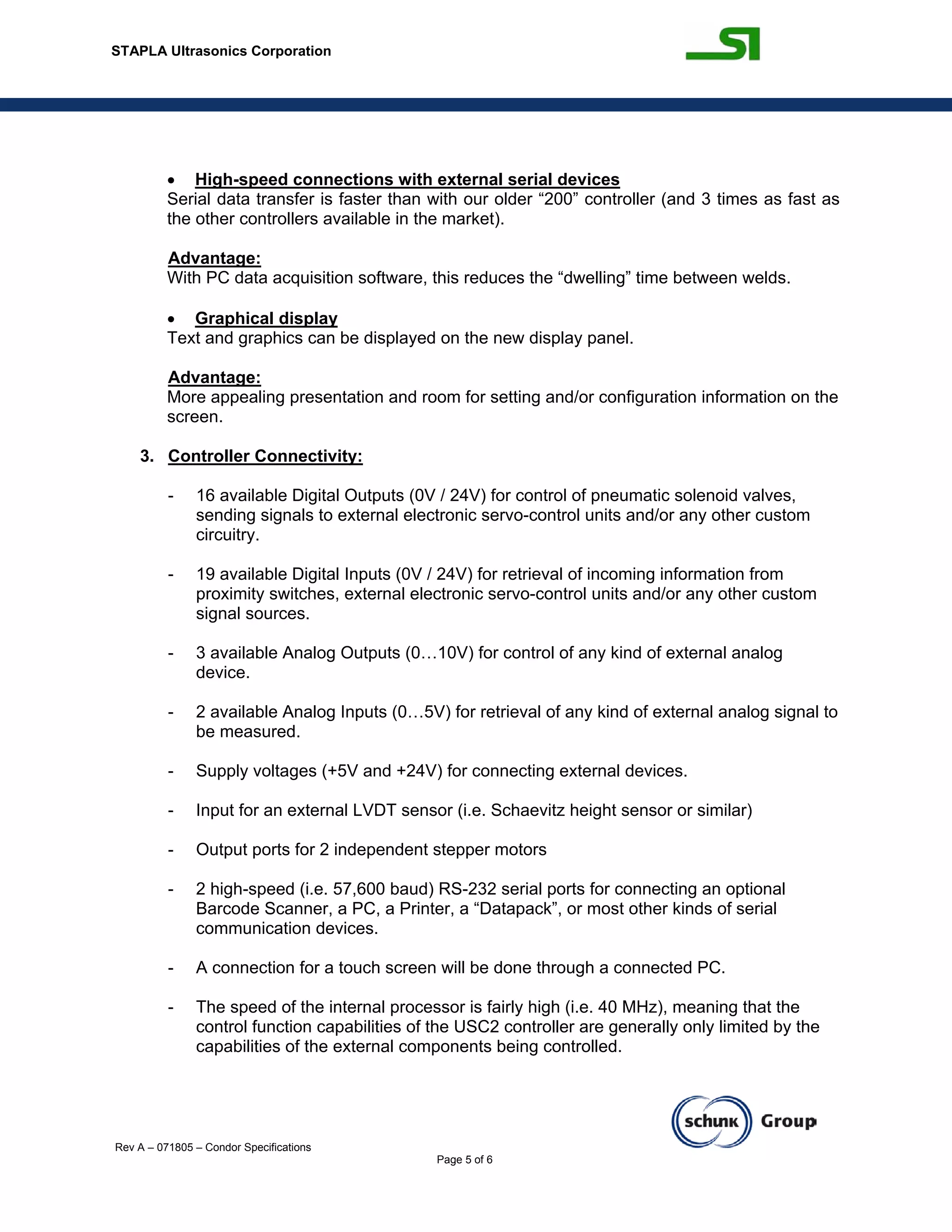 Condor St30 Specification | PDF