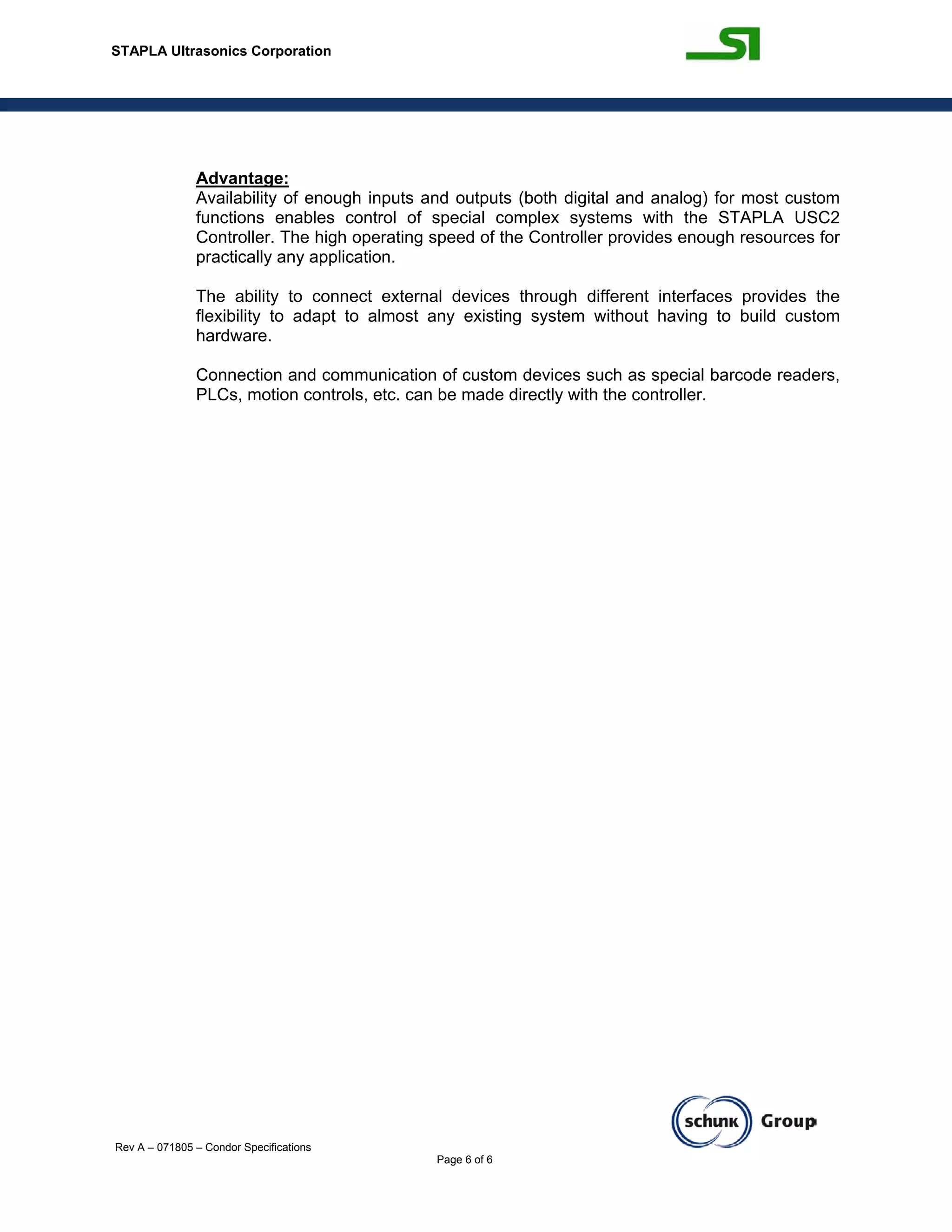 Condor St30 Specification | PDF