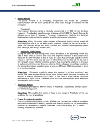 Condor St30 Specification | PDF