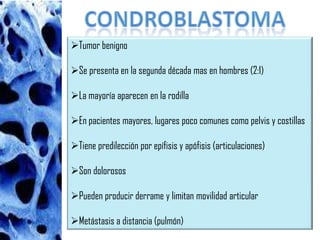 Condroma & condroblastoma | PPTX
