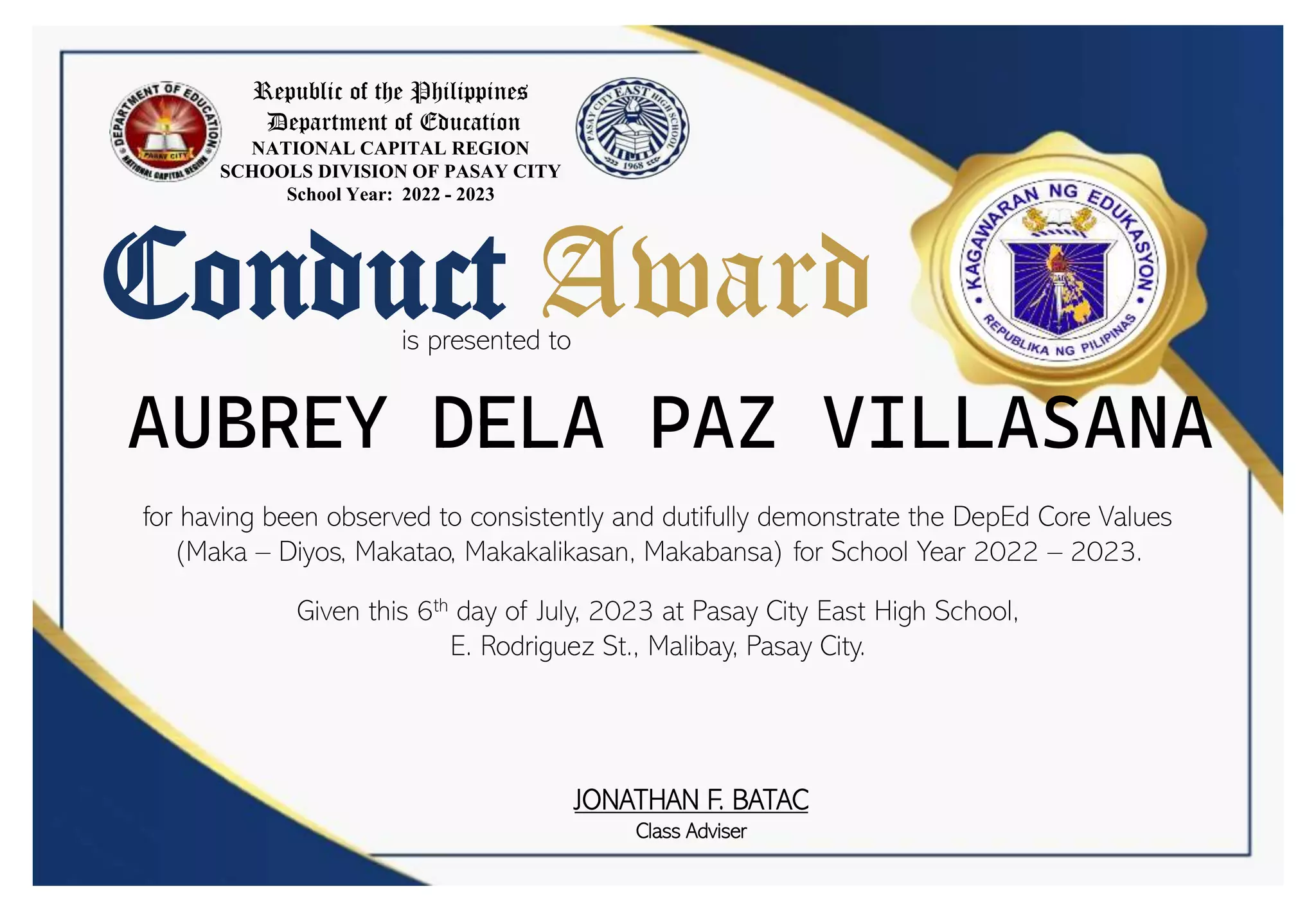 conduct-award MAGNESIUM.pptx