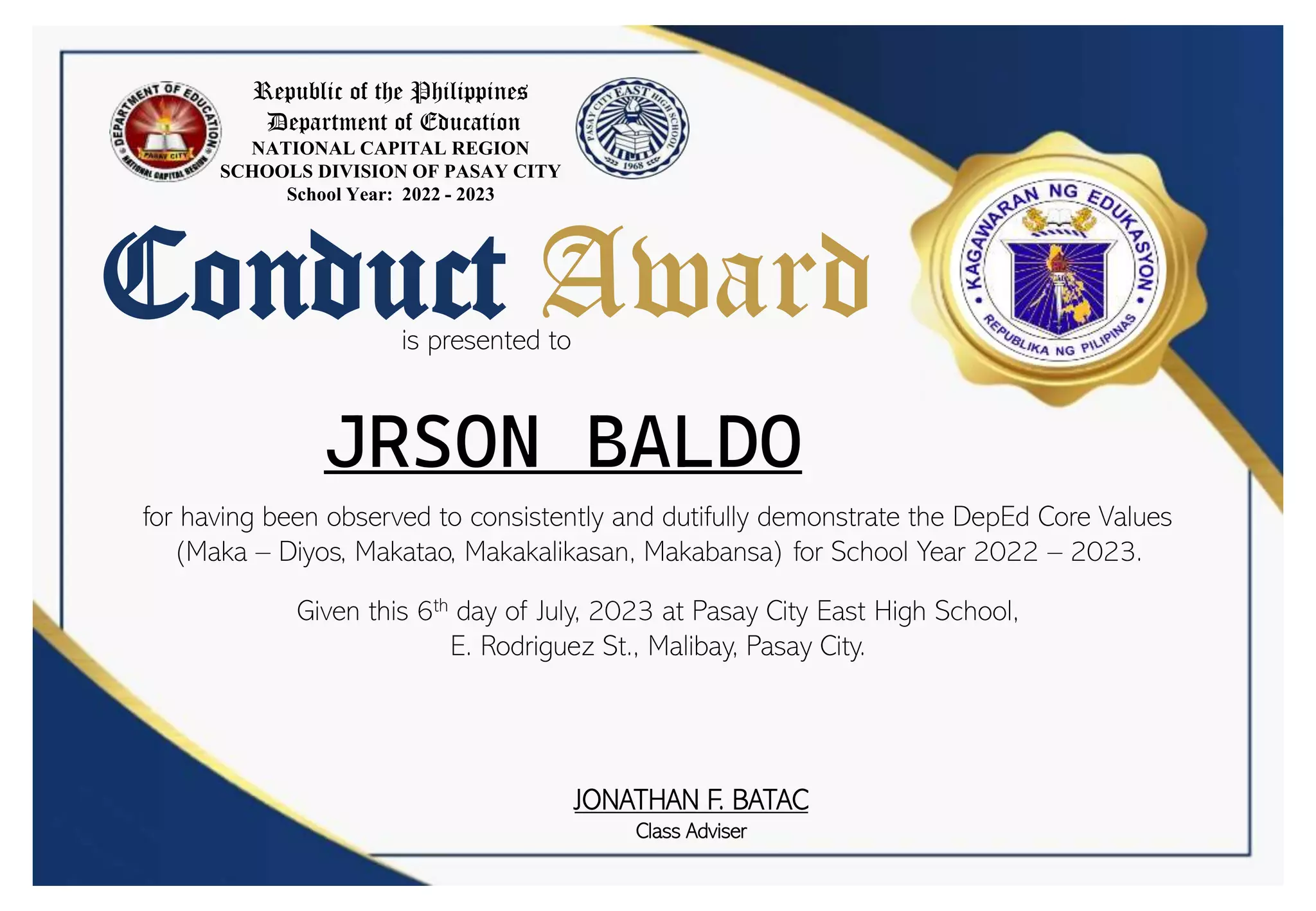 conduct-award MAGNESIUM.pptx