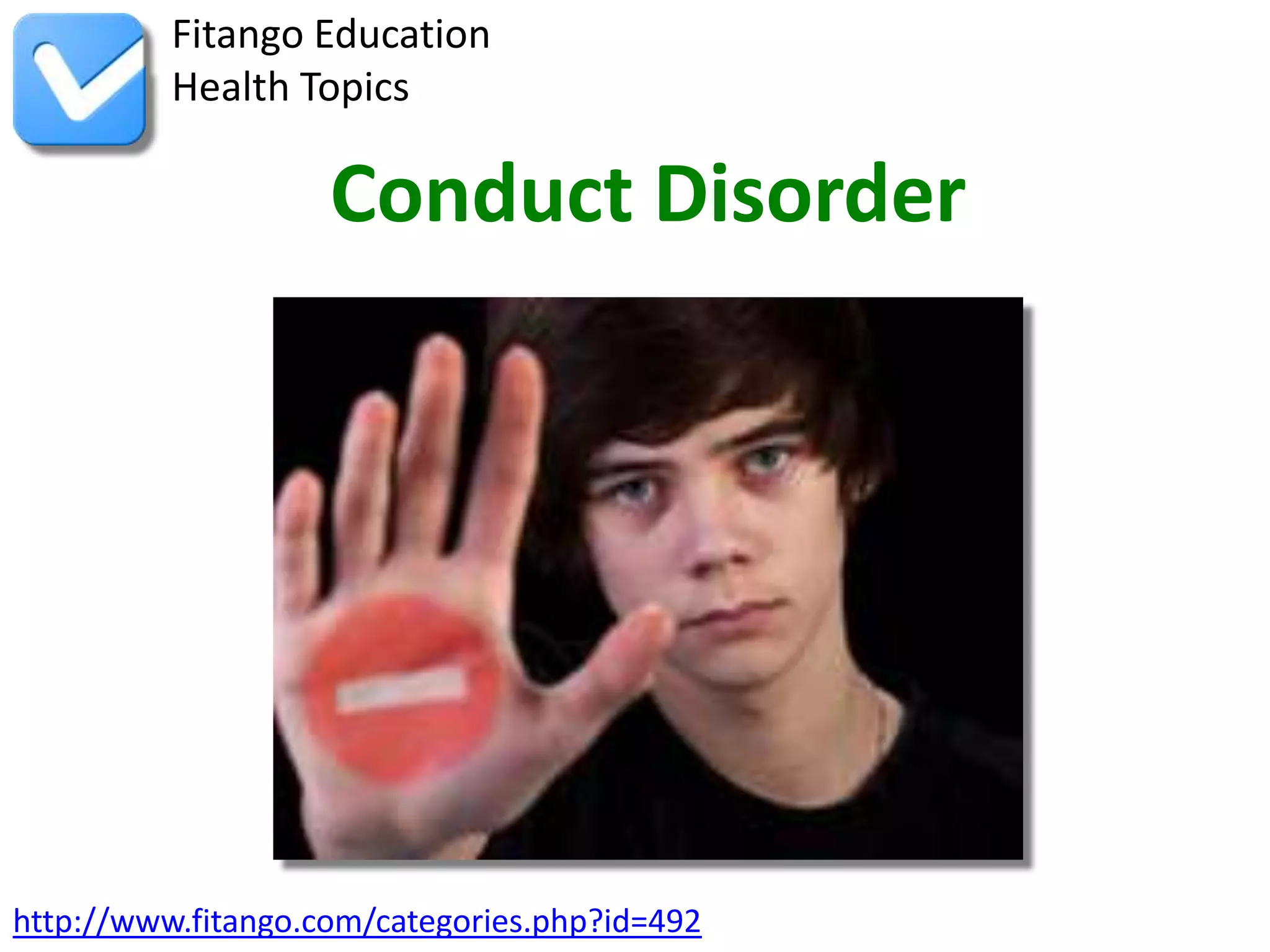 Conduct Disorder | PPT