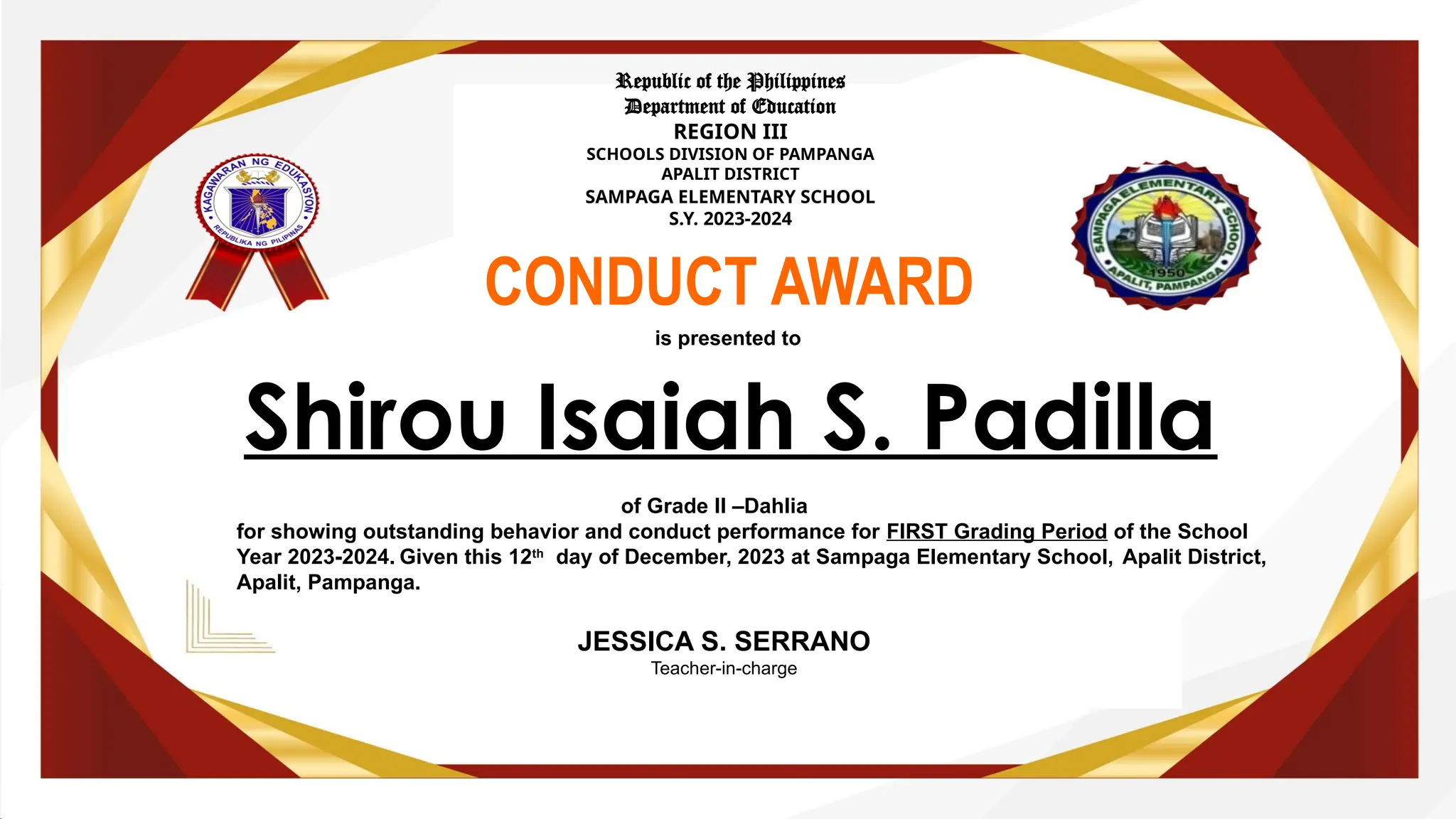 conduct student-perfect-attendance-award.pptx