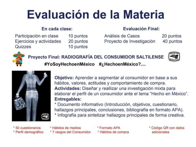 Conducta del consumidor presentacion primer dia de clases | PPT