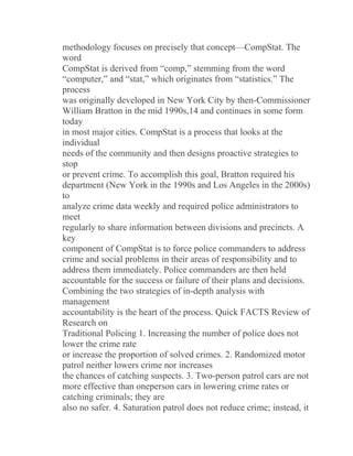 Conduct an analysis of community policing/tutorialoutlet | DOC