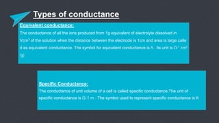 Conductance. by Fatima Asif (LCWU). pptx | PPTX