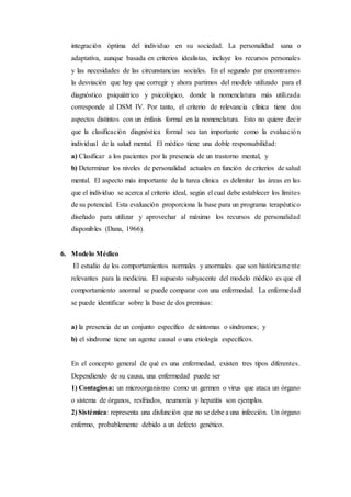 Conducta normal y anormal | DOCX