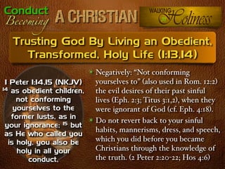 Conduct Becoming A Christian | PDF
