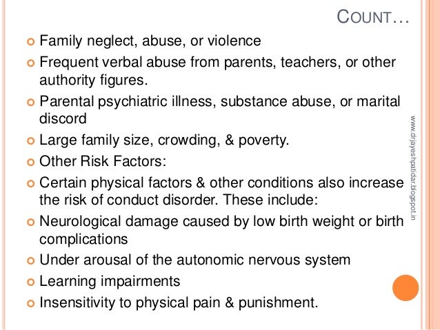 Conduct disorder
