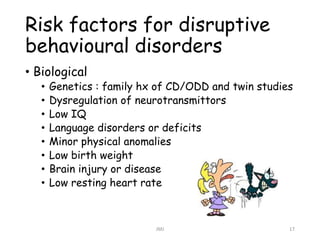 Disruptive Behavior Disorder