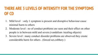CONDUCT DISORDER | PPTX