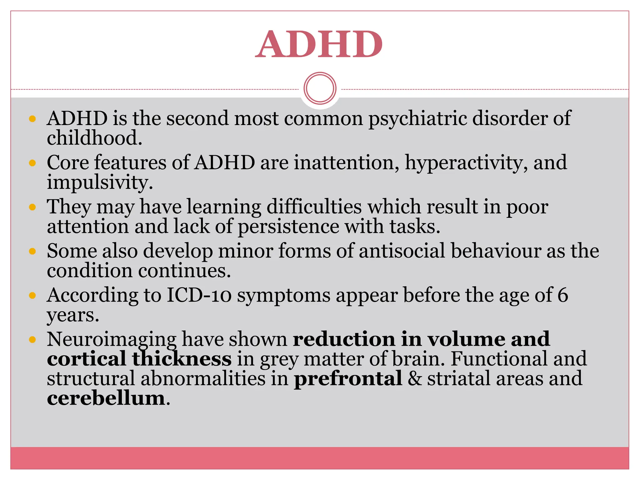 conduct Disorder in children and adolescents. | PPTX