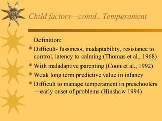 Conduct disorder-etiological theories.ppt