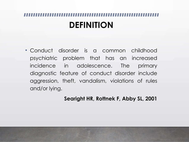conduct disorders in children/ Pediatric conduct disorders.pptx