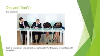 Conduct effective interview | PPTX