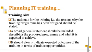 Conduct / facilitate user training | PDF