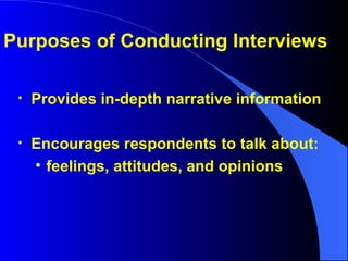 Conducting an Interview - Part 1 | PPT