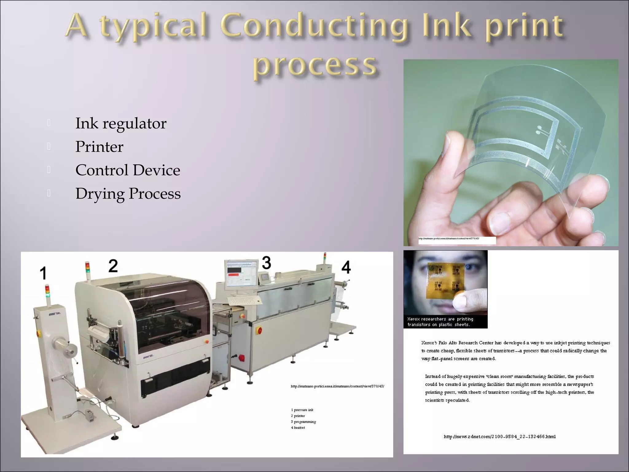 Conducting ink | PPT