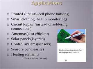 Conducting ink | PPT