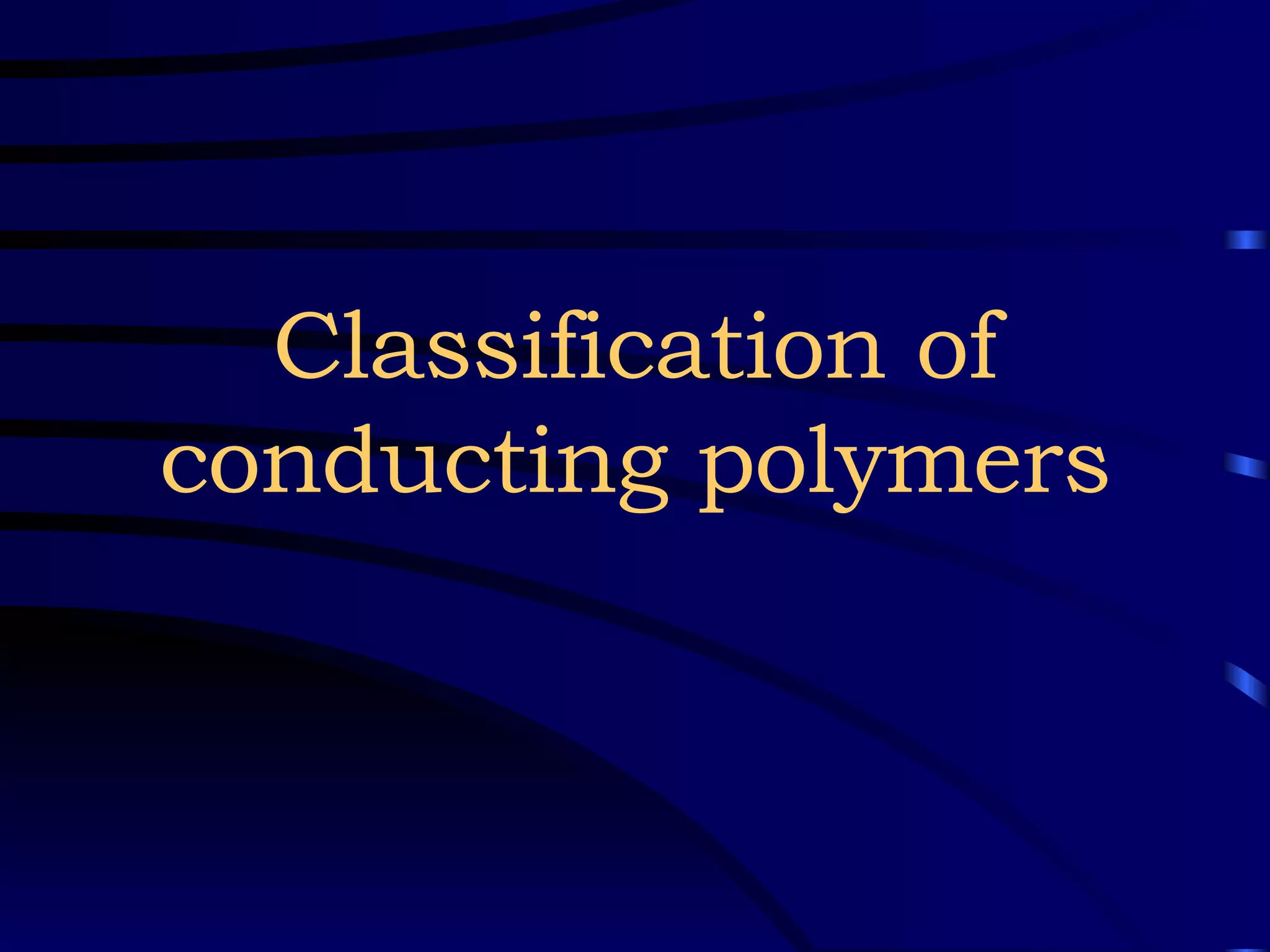 conducting polymers | PPT