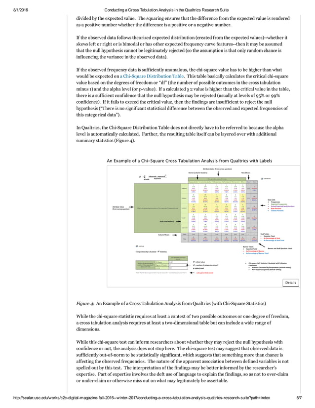 Conducting a Cross Tabulation Analysis in the Qualtrics Research Suite ...