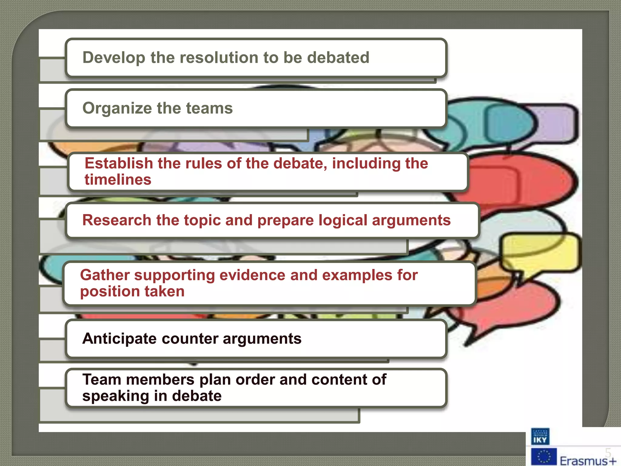 Conducting a debate | PPTX