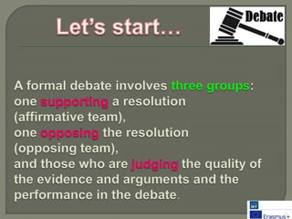 Conducting a debate | PPTX