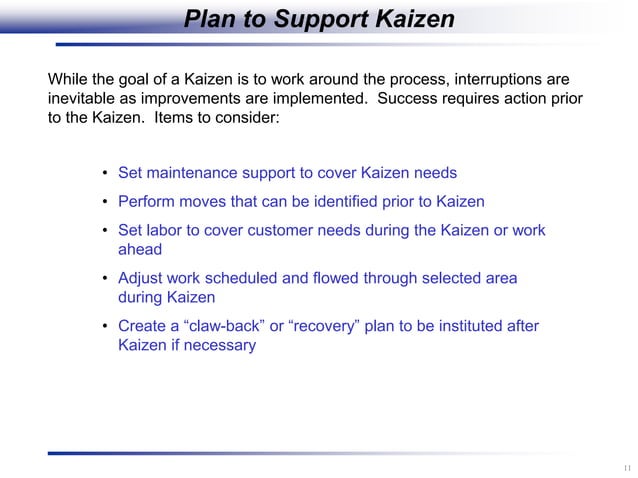 Conducting a Kaizen.pdf | Business | Business and Finance