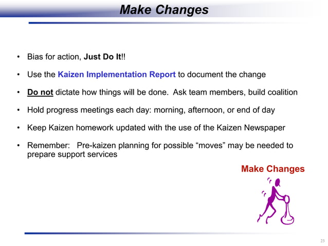 Conducting a Kaizen.pdf | Business | Business and Finance