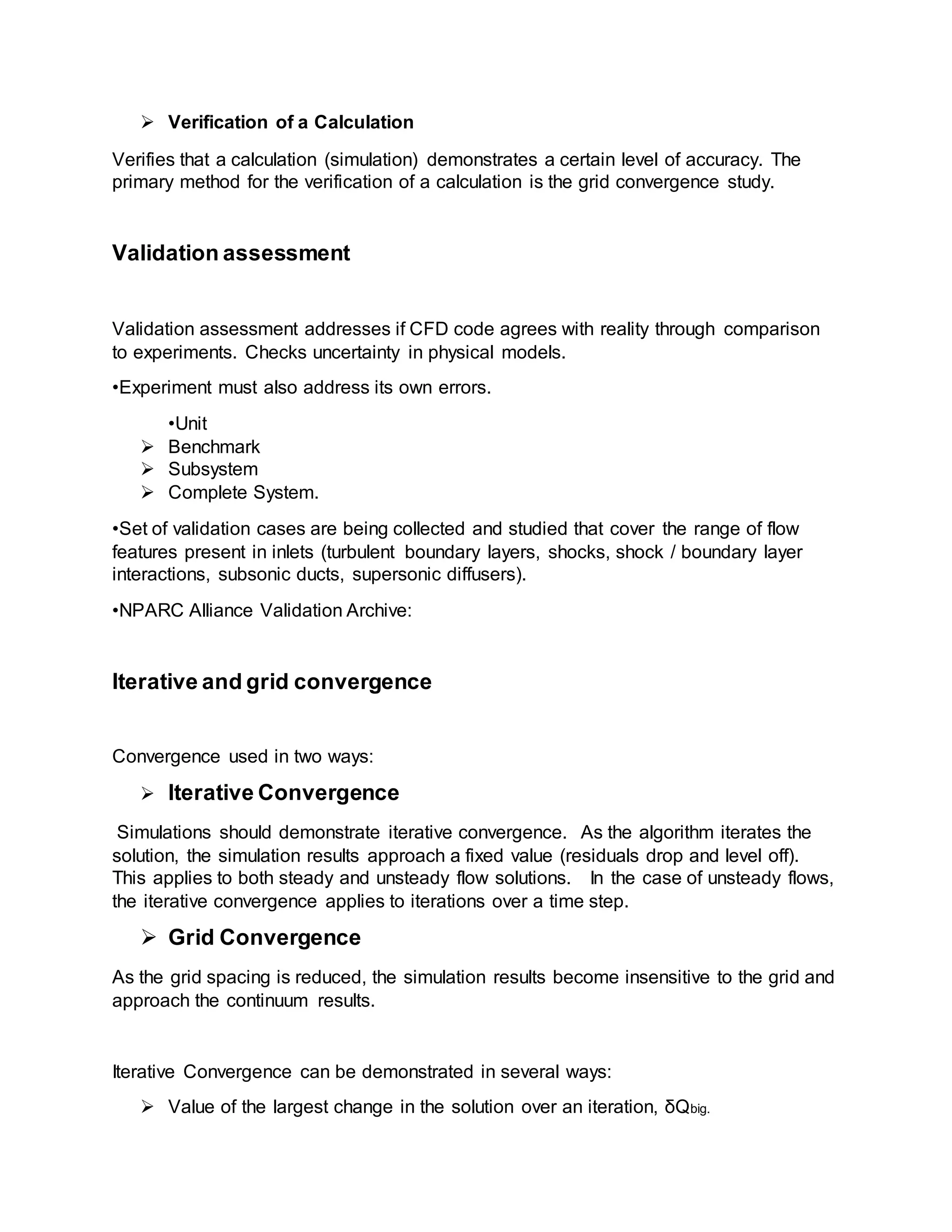 Conducting and reporting the results of a cfd simulation | DOCX