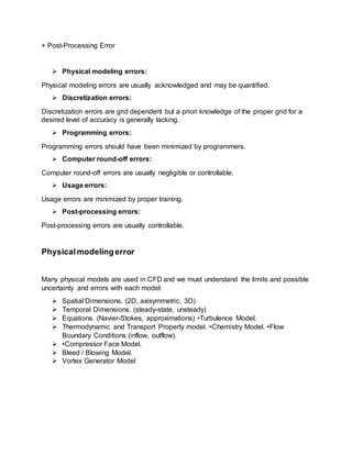 Conducting and reporting the results of a cfd simulation | DOCX