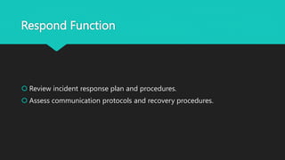Conducting a NIST Cybersecurity Framework (CSF) Assessment | PPTX