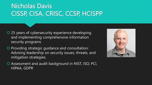 Conducting a NIST Cybersecurity Framework (CSF) Assessment | PPTX